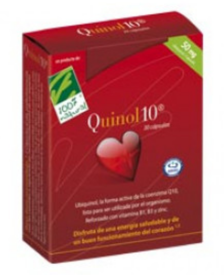 Quinol 10 - 50 mg · 100% Natural · 30 cápsulas – Herbolario Salud Natural