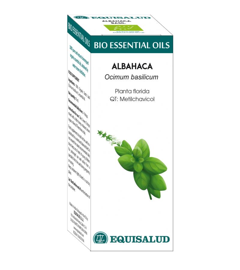 Bio Essential Oil Albahaca · Equisalud · 10 ml – Herbolario Salud Natural