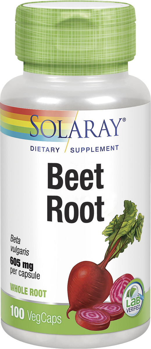 Beet Root (Remolacha) · Solaray · 100 Cápsulas – Herbolario Salud Natural