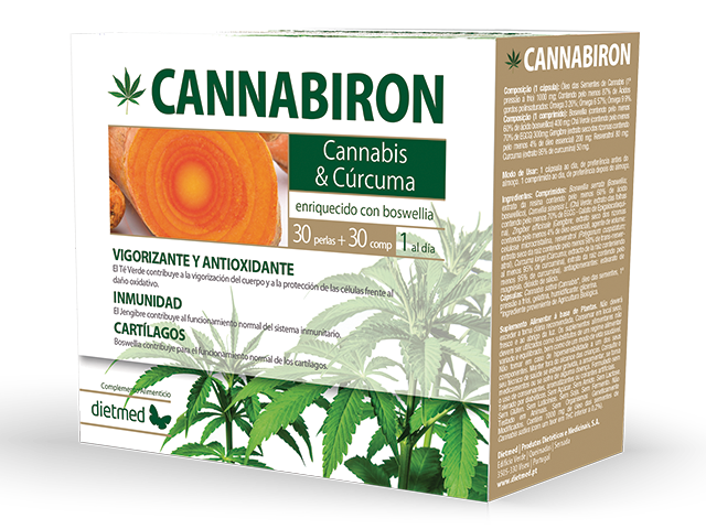 Cannabiron · Dietmed · 30 perlas + 30 comprimidos – Herbolario Salud ...