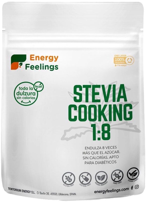 Stevia Cooking 1:8 · Energy Feelings · 200 gramos – Herbolario Salud ...