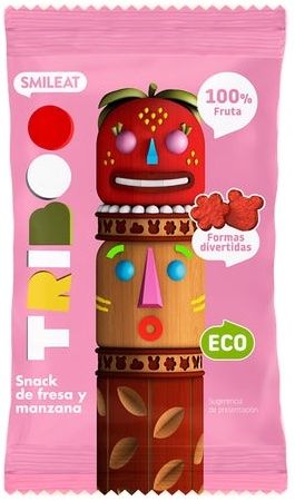 Snack Triboo de Fresa y Manzana · Smileat · 25 gramos – Herbolario ...