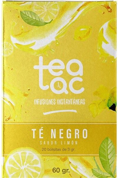 Tea Tac - Té Negro con Zumo de Limón · La Tetera Azul · 20 sobres ...
