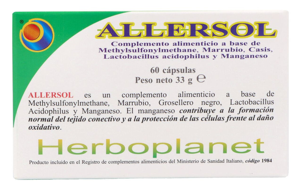 Allersol · Herboplanet · 60 cápsulas – Herbolario Salud Natural