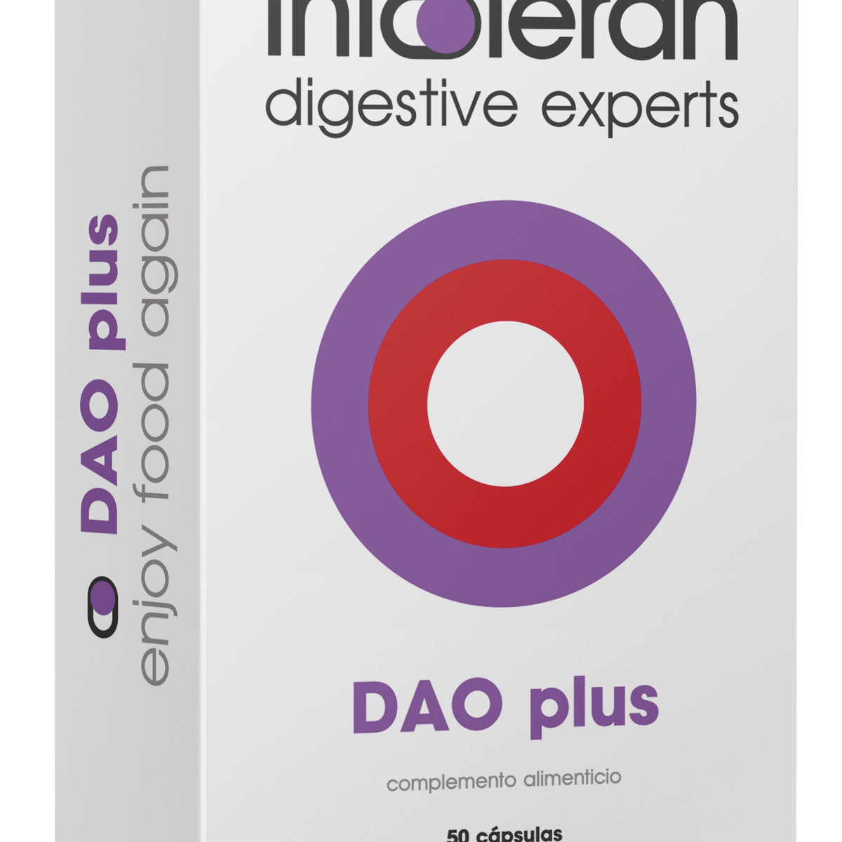 DAO Plus · Intoleran · 50 cápsulas – Herbolario Salud Natural