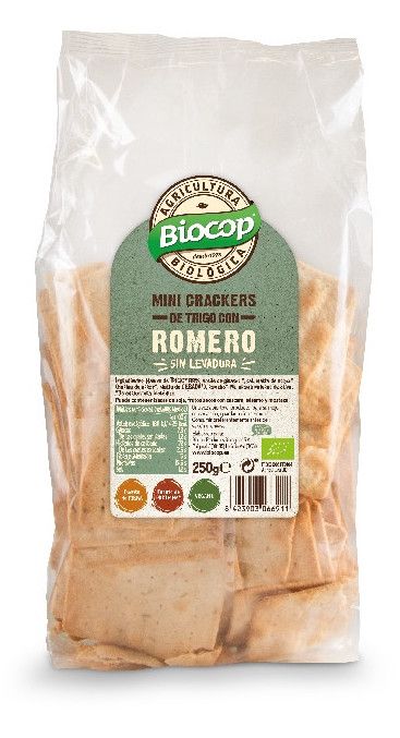 Mini Crackers de Trigo con Romero · Biocop · 250 gramos – Herbolario ...