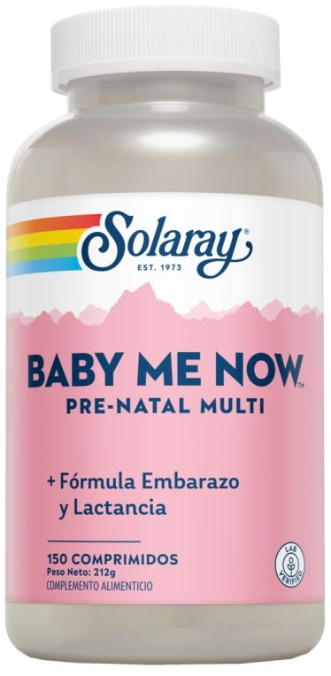 Baby Me Now · Solaray · 150 comprimidos – Herbolario Salud Natural