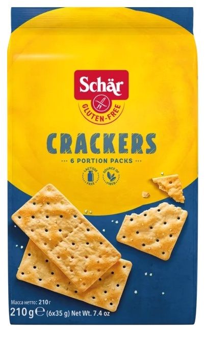 Crackers Sin Gluten · Schär · 210 gramos – Herbolario Salud Natural