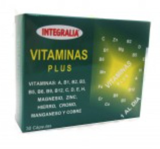 Vitaminas Plus · Integralia · 30 cápsulas – Herbolario Salud Natural