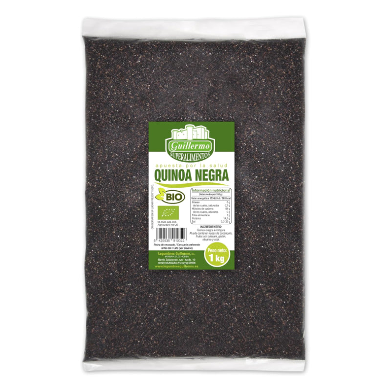 Quinoa Negra Bio · Guillermo · 1 kg – Herbolario Salud Natural