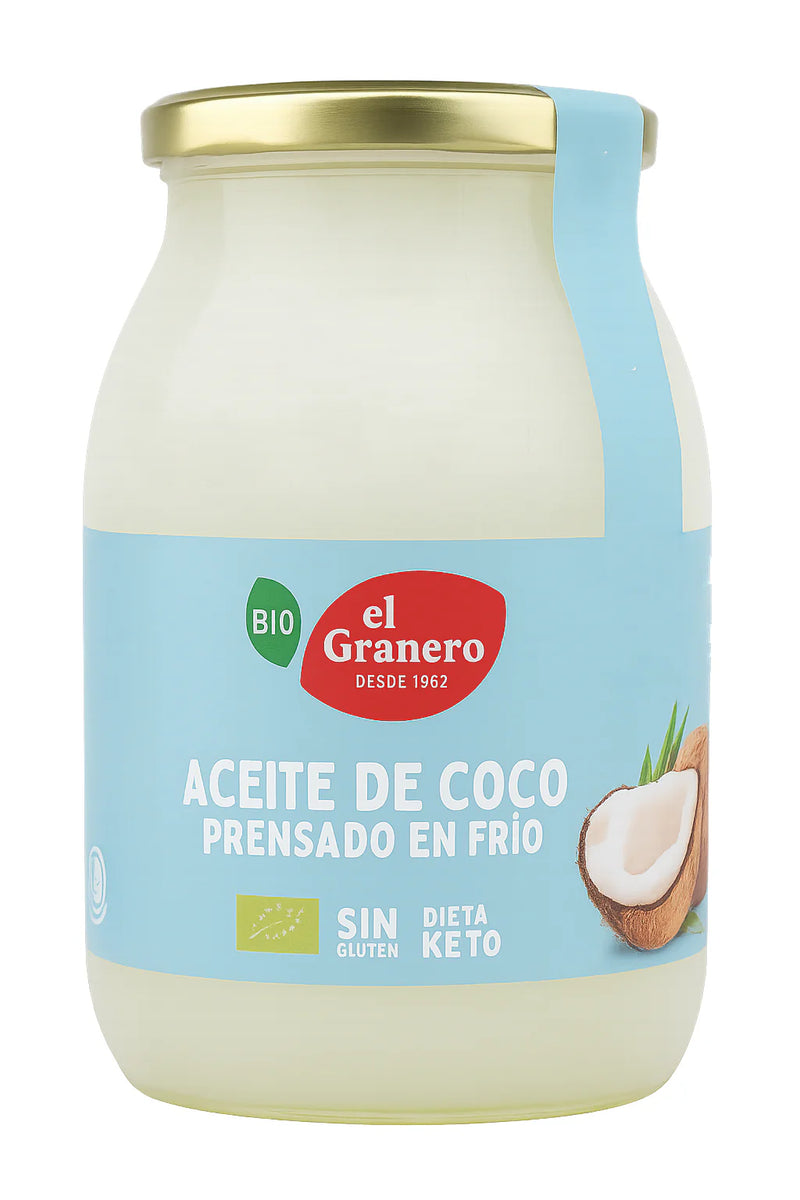 Aceite de Coco Bio · El Granero Integral · 1 litro – Herbolario Salud ...