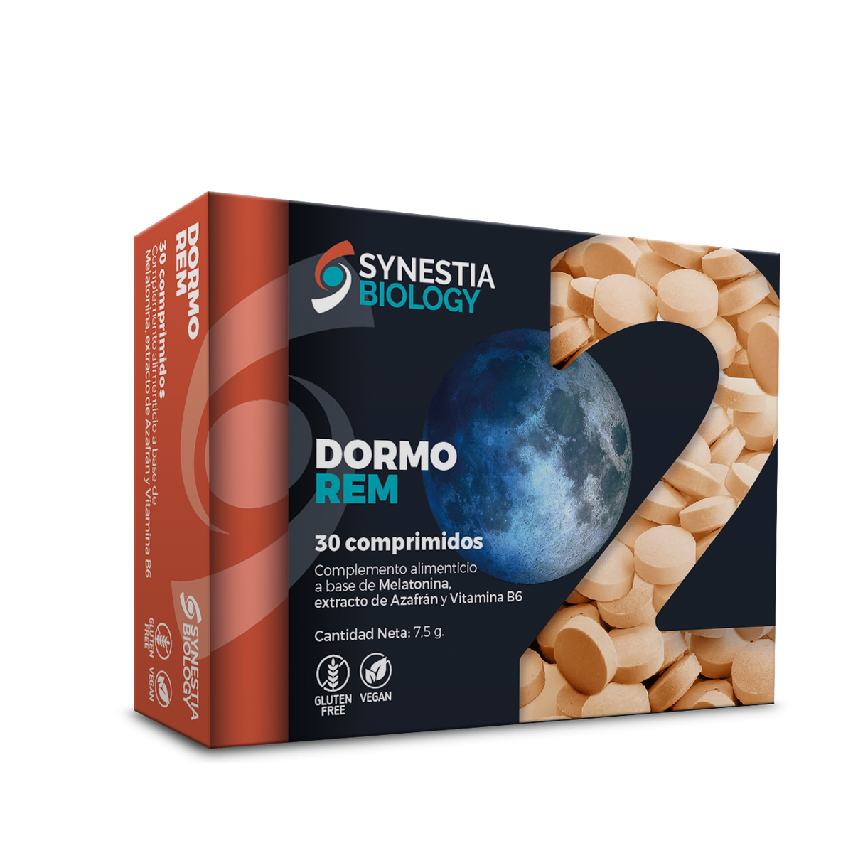 DormoRem · Synestia Biology · 30 comprimidos – Herbolario Salud Natural