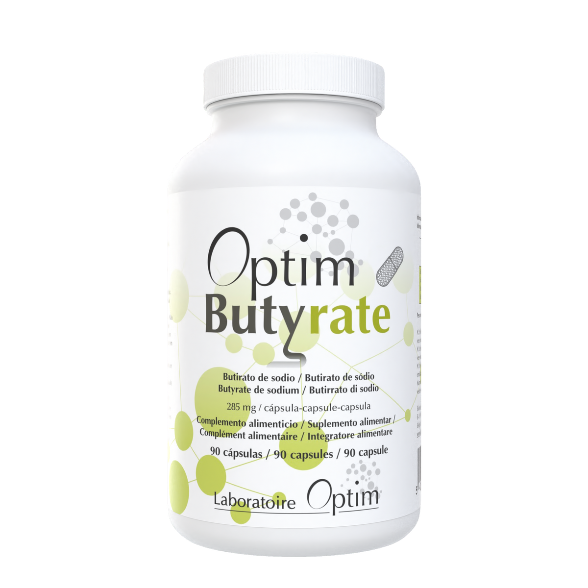 Optim Butyrate · Laboratoire Optim · 90 cápsulas – Herbolario Salud Natural
