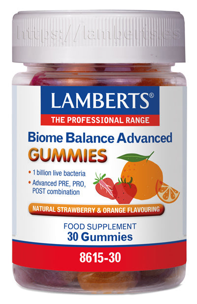 Biome Balance Advanced · Lamberts · 30 gummies – Herbolario Salud Natural